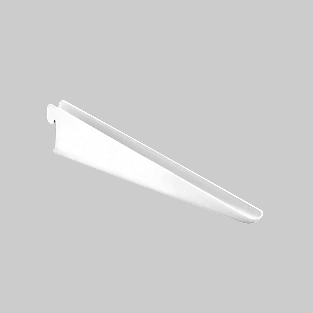 White Twin Slot U Bracket (10 Pack) | RBUK Hardware | RBUK Hardware