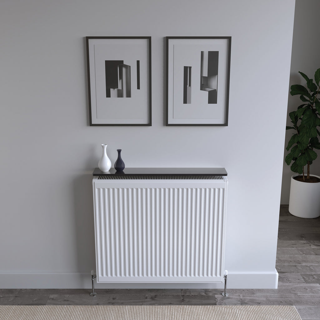 Gloss Black Radiator Shelf | Radiator Shelves | RBUK Hardware